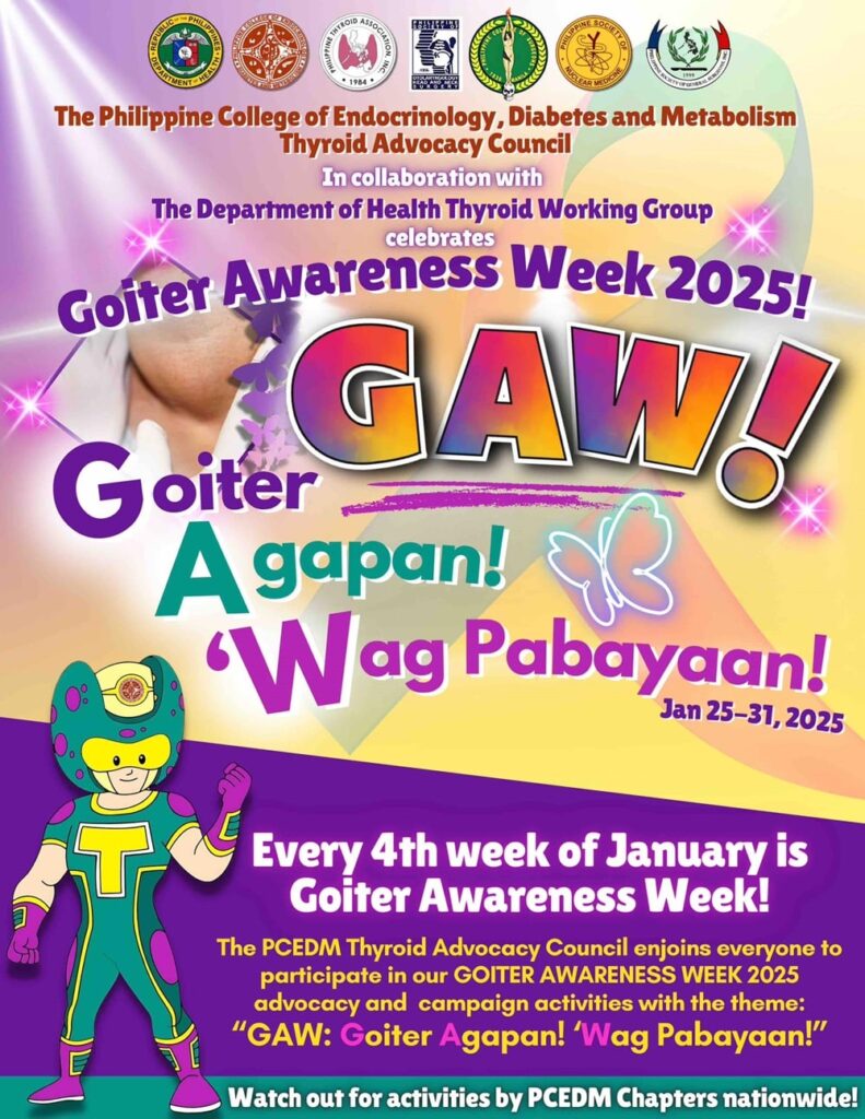 Goiter Awareness Week 2025 - Philippine Society Of Otolaryngology Head ...